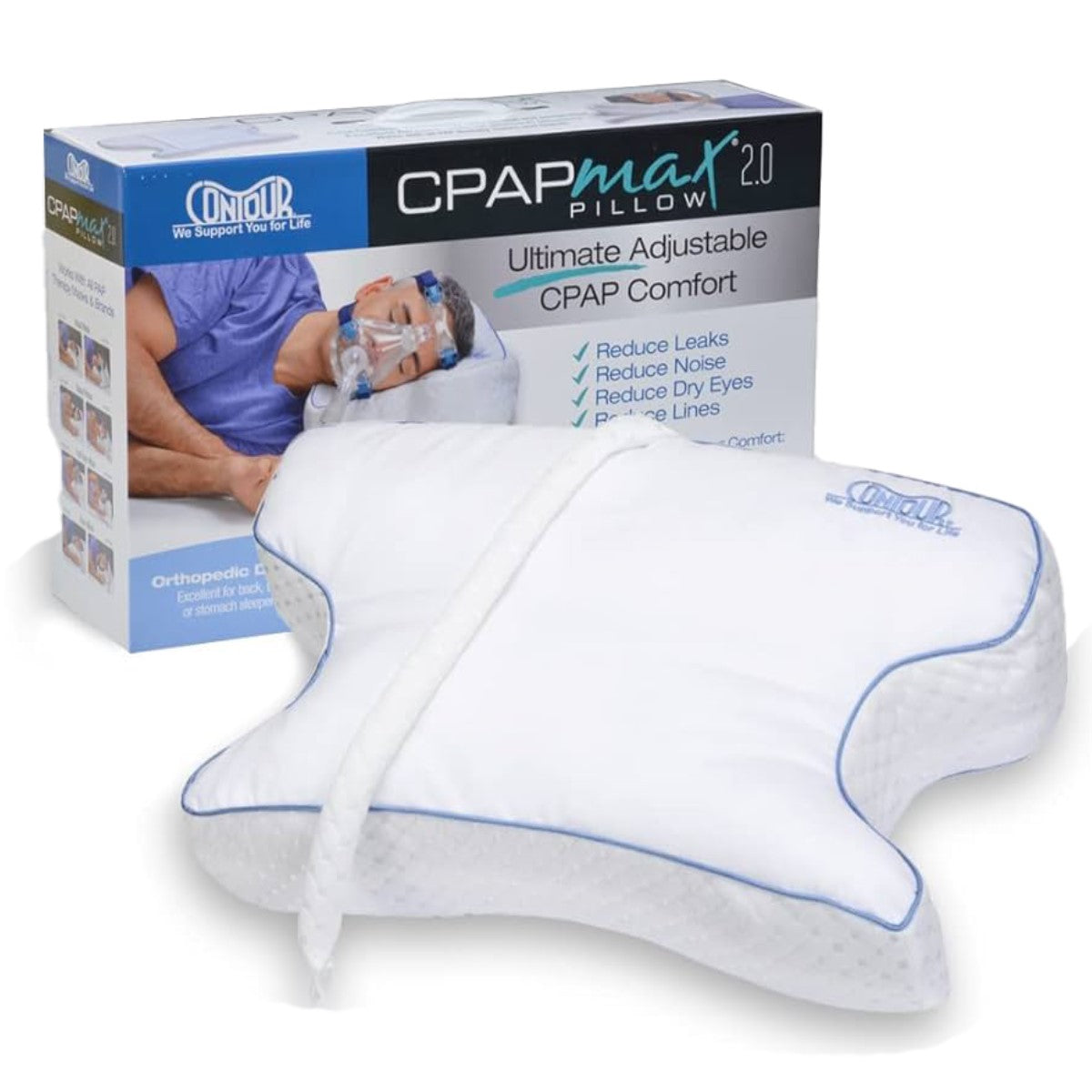 CPAP Bed Pillow CPAPmax 2.0 – 1800CPAP.COM